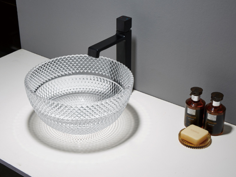 Lavabo GLASS transparent 01 LINNI